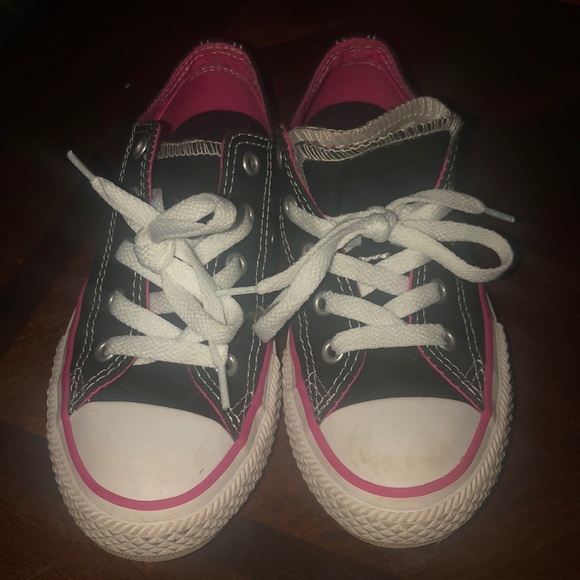 Converse | Shoes | Barely Worn Girls Converse Size 3 | Poshmark
